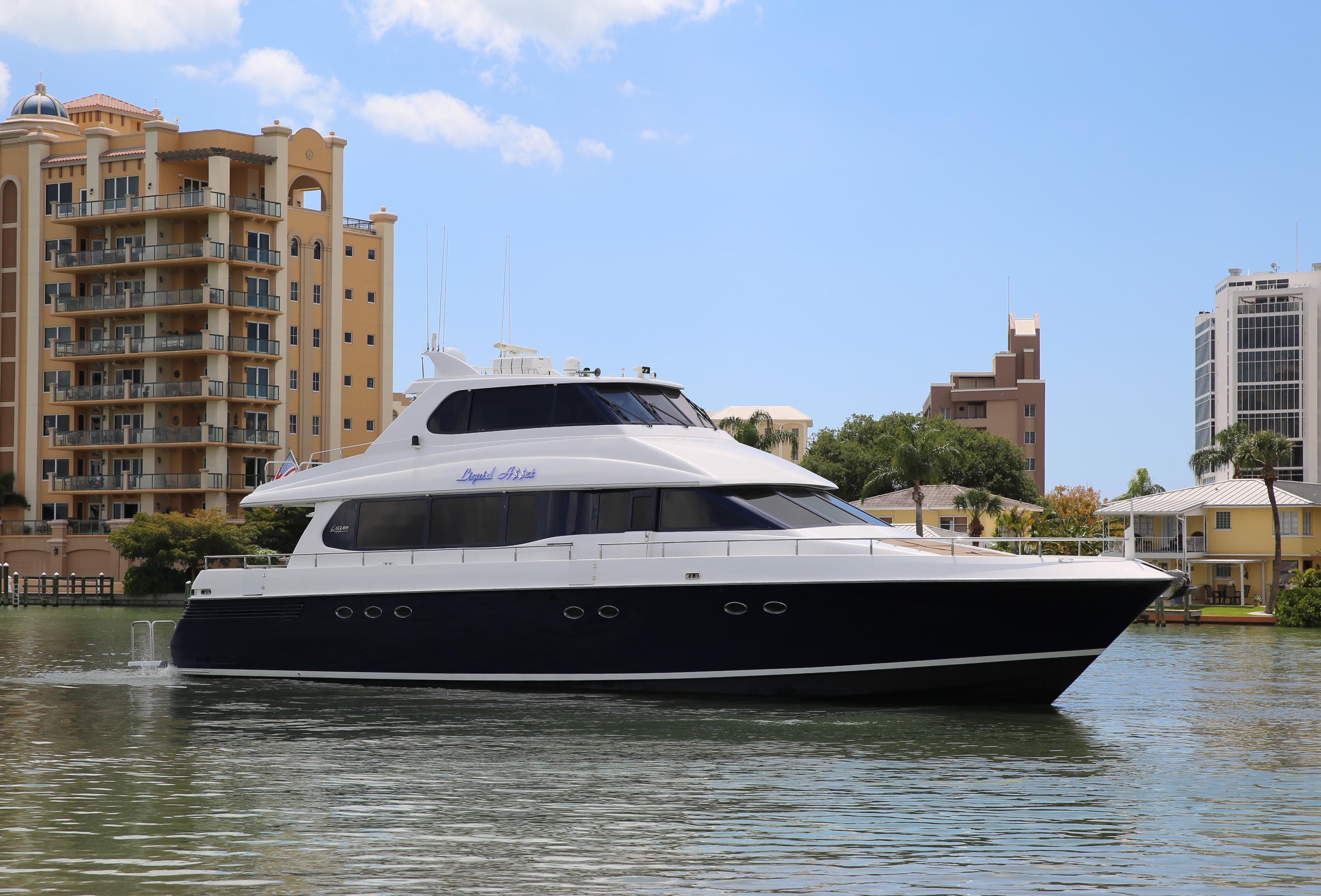 Liquid Asset Lazzara 1999 76 Skylounge 76 Yacht for Sale in US